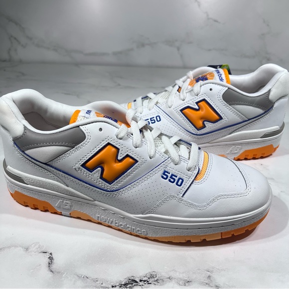 New Balance | Shoes | New Balance 55 Lakers Pack Leather Sneakers ...